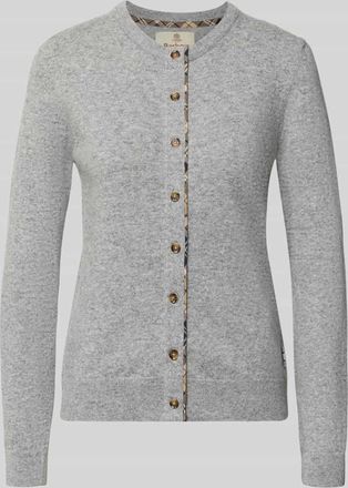Barbour Slim Fit Strickjacke aus Woll-Baumwoll-Mix