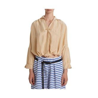 PDR Phisique Du Role Femme, Blouses et Chemises, Beige, Taille: 36 FR Romantic Shirt