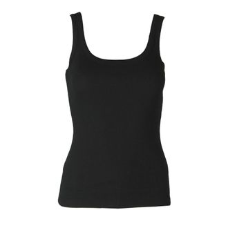 Gestuz Schwarzes U-Ausschnitt Top - - Tops - Damen - Schwarzk - XL