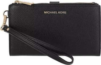 Michael Kors Portemonnaie - Jet Set Dblzp Wristlet - Gr. unisize - in Schwarz - f&uuml;r Damen