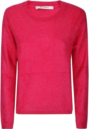 Absolut Cashmere Pull Col Rond - Rouge