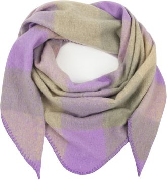 Glamexx24 XXL Schal Damen Halstuch Unisex Poncho Dreieckige Form Trendfarben Winterschal Kariert Viele Variationen