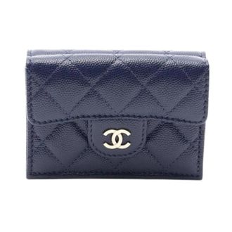 Chanel Pre-owned Wallet (tri-fold) - - Pre-owned - Damen - Blau - ONE SIZE