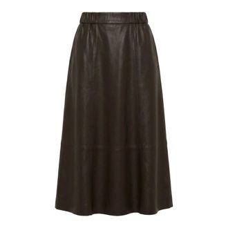 Notyz Notyz - Jupe trap&egrave;ze - Femme - Jupes - Brun - Taille: 44 FR