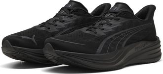 Puma Darter PRO 2 Stra&szlig;enlaufschuh, Unisex, schwarz-dunkelgrau, 10 UK