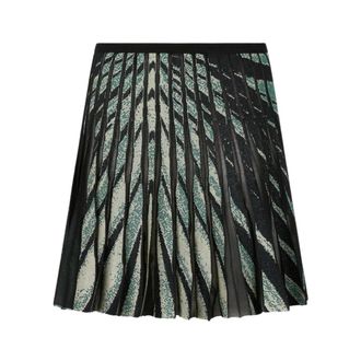 Roberto Cavalli Meerdruck Ausgestellter Minirock - - Skirts - Damen - Blau - M