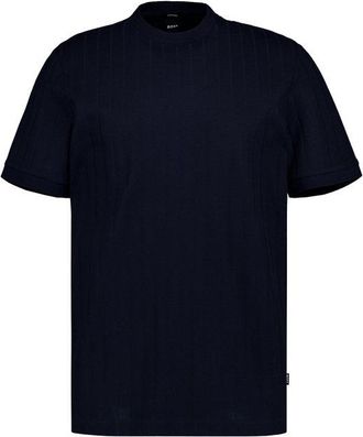 HUGO BOSS Herren T-Shirt blau Baumwolle