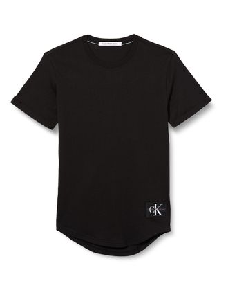 Calvin Klein Jeans Herren BADGE TURN UP SLEEVE, Ck Black, XXS