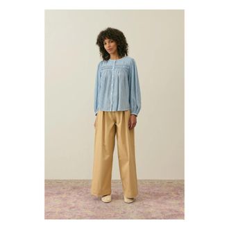 Louise Misha Blouse Jally Fines Rayures Coton Bio - Collection Femme Louise Misha