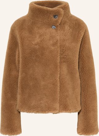 Studio AR Studio Ar Teddyfell-Jacke Mallow Zum Wenden braun
