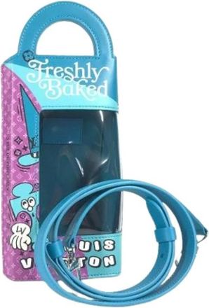 Louis Vuitton unisex, Pre-owned, Bleu, Taille: ONE Size Sac à main en cuir Pre-owned