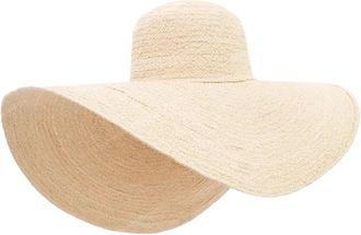 Zimmermann unisex, Accessoires, Beige, Taille: S Chapeau de soleil en raphia