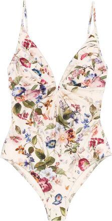 Zimmermann Femme, Maillots de bain, Multicolore, Taille: 42 FR Maillot de bain une pi&egrave;ce &agrave; fleurs
