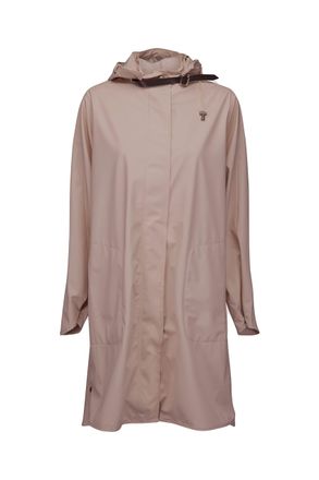 Ilse Jacobsen Damen Parka Regenjacke Regenjacke, RAIN71 RAIN71, Einfarbig, Gr. 42, Rosa (Adobe Rose 378)