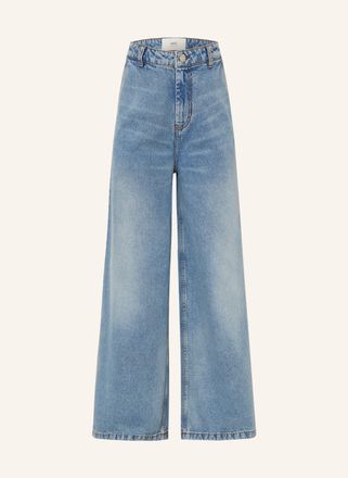 Ami Ami Paris Wide Leg Jeans weiss