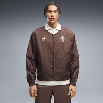 Puma Veste de surv&ecirc;tement KING PUMA x MAROC x SALEHE BEMBURY Homme, V&ecirc;tements, Marron, XXL