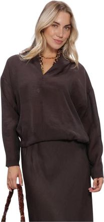 Summum Damen, Blusen & Hemden, Braun, 2XLGr&ouml;&szlig;e