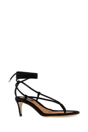 Dsquared2 Womens Heeled Sandal Black Leather