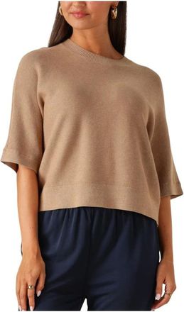 Moss Copenhagen Damen, Strickwaren, Braun, L/XLGr&ouml;&szlig;e