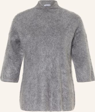 Mrs & Hugs Mrs & Hugs Cashmere-Pullover Mit 3/4-Arm grau