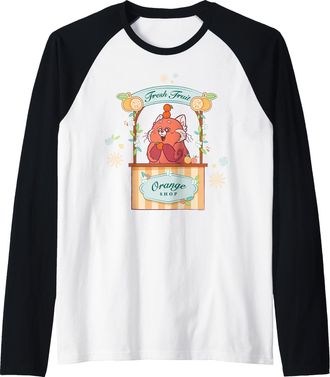 Pixar Disney & Pixars Turning Red Panda MEI Orange Fruit Cute Raglan
