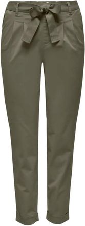 Only Only, Femme, Pantalons, Vert, Taille: 38 FR L32 Onlrita-Evelyn Pantalon Ample &agrave; Ceinture