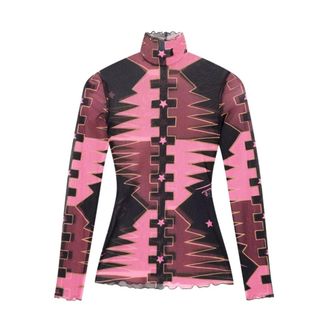 Pucci Pucci T-Shirts und Polos Braun - - Tops - Damen - Mehrfarbig - XS