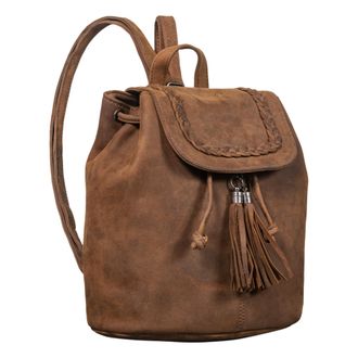 STILORD Enisa Vintage Leder-Rucksack Damen Echtleder Klein - Moderner Tagesrucksack Daypack Cityrucksack Rucksackhandtasche Damenrucksack f&uuml;r Shopping Reisen 