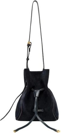 Gianni Chiarini Sienna Bucket Bag - Femme - Sacs - Noir - Taille: ONE Size