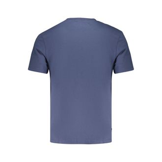 Timberland Logo-Print Cotton T-Shirt - Blue