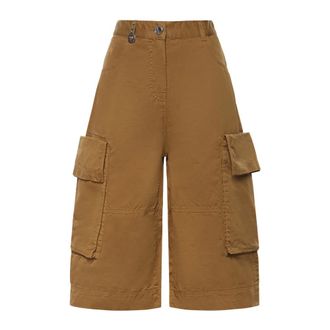 Pinko Pinko, Femme, Shorts, Brun, Taille: 36 FR Long Shorts