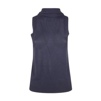 Alberta Ferretti Femme, Tops, Noir, Taille: 42 FR Blouse &agrave; Col Drap&eacute;