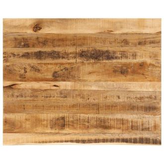 vidaXL Dessus de table 100x80x3,8cm bord vif bois massif manguier brut vidaXL
