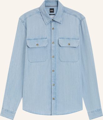 HUGO BOSS Casual Hemd H-Liam-Kb-2p-c1-261 Regular Fit blau