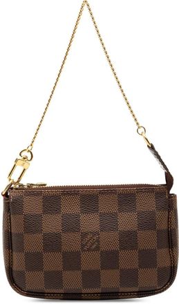 Louis Vuitton Crossbody Bags - Damier Ebene Mini Pochette Accessoires - Gr. unisize - in Braun - f&uuml;r Damen