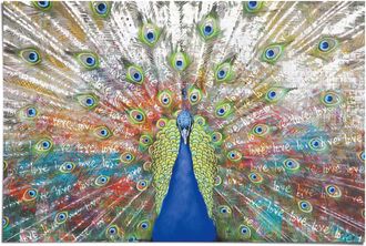 Reinders Poster, Liebespfau, Wohnzimmer, Poster, Wanddeko, Room Decor, 150 gr. gl&auml;nzend Bilderdruckpapier, Mehrfarbig, 61 x 91,5cm