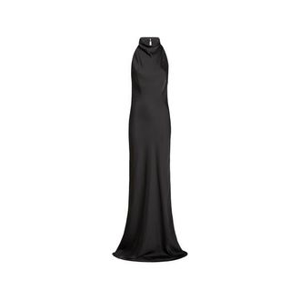 Rotate Robe longue satin&eacute;e
