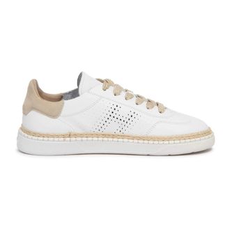 Hogan Coole Perforierte Slip-On Schuhe - - Shoes - Damen - Wei&szlig; - 38 EU