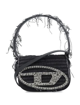 Diesel Hobo Bags - 1Dr Crystal Top-Handle Bag - Gr. unisize - in Schwarz - f&uuml;r Damen