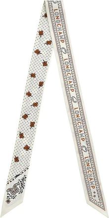 Longchamp Femme, Accessoires, Blanc, Taille: ONE Size Scarf Paris