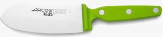 Arcos Kids - K&uuml;chenmesser Kinder - Klinge Nitrum Edelstahl 100 mm - HandGriff Polyoxymethylen (POM) Farbe Gr&uuml;n