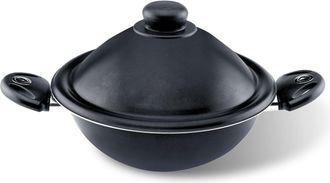 Pensofal BioStone VapSì Wok, Aluminium, schwarz