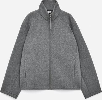 Arket Neoprenjacke -Grau