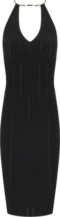 Elisabetta Franchi ROBE MIDI TRICOT NOIRE ELISABETTA FRANCHI
