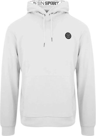 Plein Sport Homme, Sweatshirts et sweats &agrave; capuche, Blanc, Taille: 2XL Cotton Crewneck SweaT-shirt