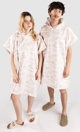 After Japan Waves Surf Poncho soft pink