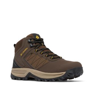 Columbia Herren Transverse Hike Waterproof Wanderstiefel, Cordovan/Goldgelb, 42.5 EU Weit