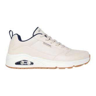 Skechers Homme, Chaussures, Blanc, Taille: 42 EU Uno-Alder Baskets Blanches/Bleues