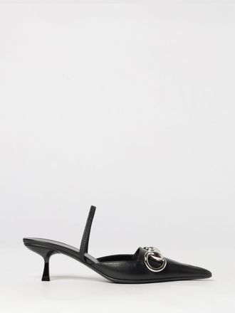 Gucci Escarpins slingback Boulevard en cuir avec talon moyen et d&eacute;tail Mors