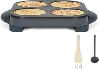 Livoo Cr&ecirc;pi&egrave;re 1500w 4x12cm Gris - DOC266G